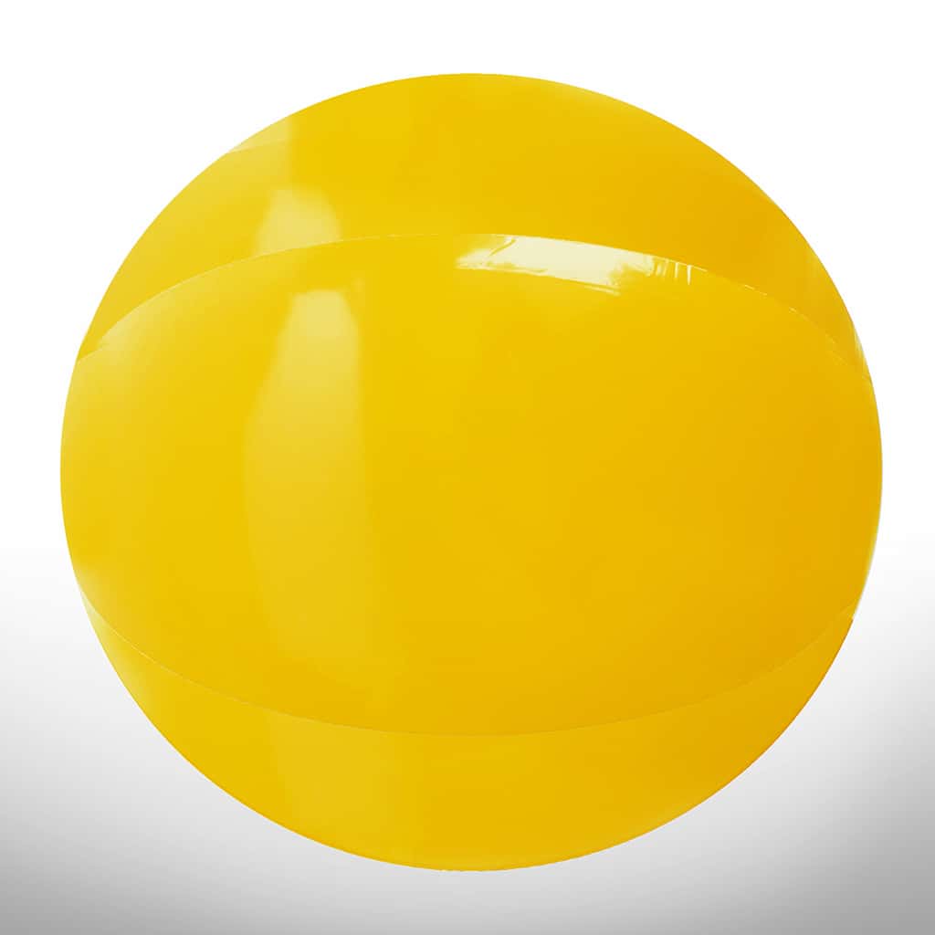 Beach Balls - 40cm Solid Yellow - ballsforafrica.co.za